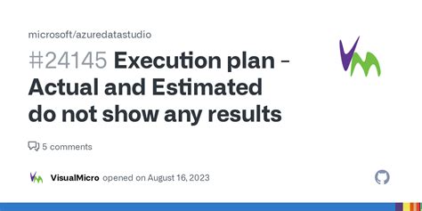 execution plan actual and estimated do not show any results · issue