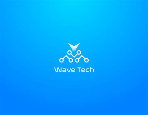 Wave Tech Logo Design By Al Mahmud Tusar