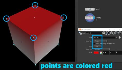 Coloring Points Vs Primitives In Houdini — Blue Bubble Bursting Pins