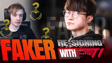 Nemesiss Reaction To Faker Resigning With T1 Youtube