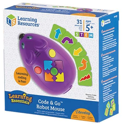 러닝리소스 코드앤고 로봇마우스 Ler2841 혼합 색상 1개 코딩완구로봇 쿠팡