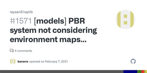 Models PBR System Not Considering Environment Maps Properly Issue