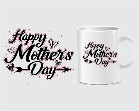 Happy Mothers Day Mug Design Vector Design Vector 14523824 Vector Art