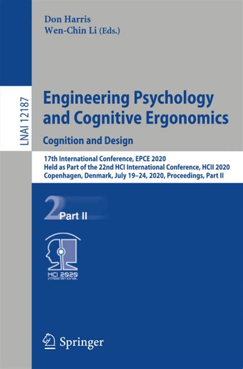 Engineering Psychology And Cognitive Ergonomics Cognition And Design