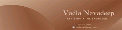 Vadla Navadeep Aspiring Aiml Engineer Bsc Ai And Ml 2nd Year Siva