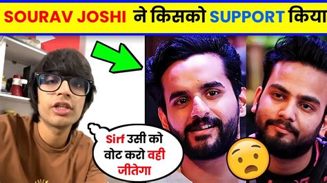 😲sourav Josh Vlogs Support Elvish Yadav In Big Boss।elvish Yadav In