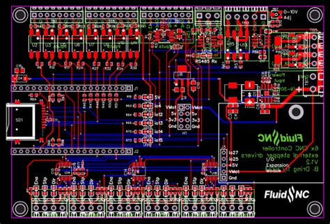 Layout X CNC Controller Resources EasyEDA