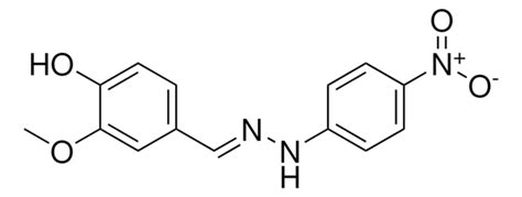 4 HYDROXY 3 METHOXYBENZALDEHYDE 4 NITROPHENYL HYDRAZONE AldrichCPR Sigma Aldrich