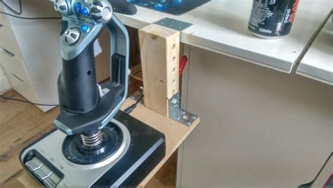 Cheap Diy Hotas Desk Mounts 3 L Brackets Some Nuts And Bolts And A