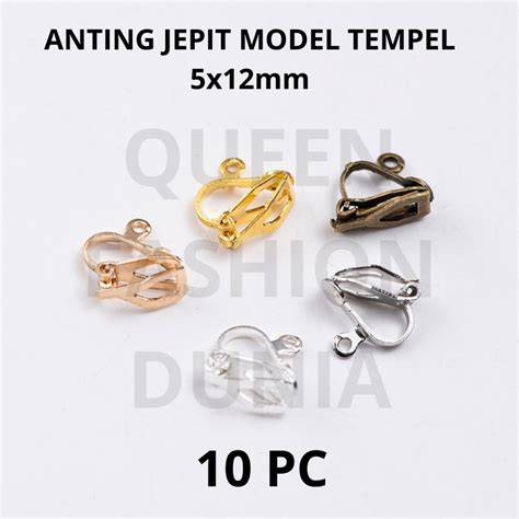Jual Anting Jepit Model Tempel Harga2 10pc Shopee Indonesia