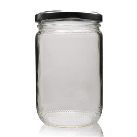 635ml Clear Glass Food Jar With Lid Ampulla 0161 367 1414