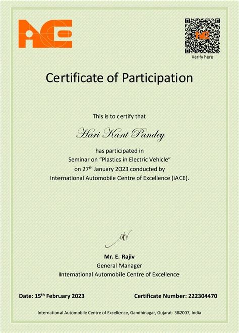 Hari Kant Pandey On Linkedin Today Achieve Certificate Attend Seminar
