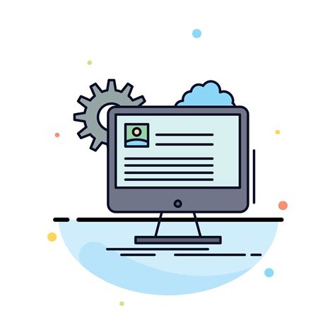Account Profile Report Edit Update Flat Color Icon Vector 13532945