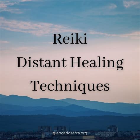 How To Use Reiki Distant Healing Techniques