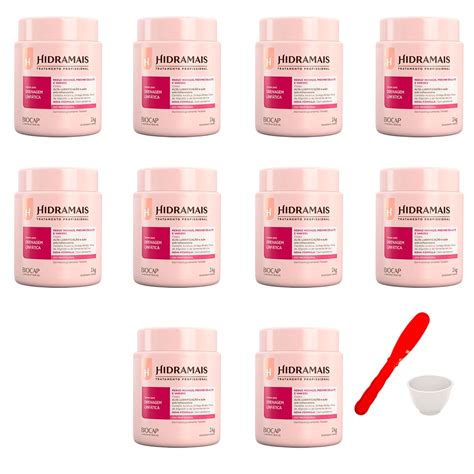 Kit 10 Linfáticas Hidramais 1kg Cubeta M Espátula G Shopee Brasil