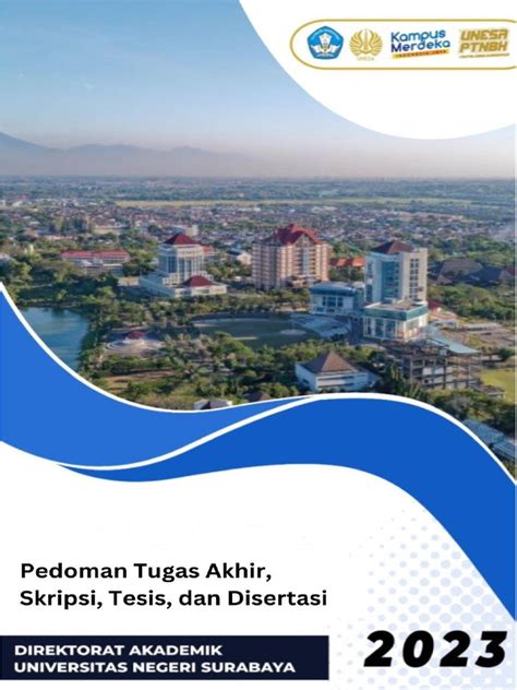 Pedoman Tugas Akhir Skripsi Tesis Dan Disertasi Tahun 2023 Fix Pdf