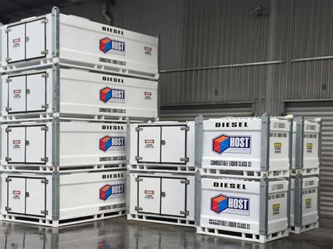 Host Self Bunded Tank Cube Small Volume And Footprint Onsite Fuel Storage