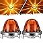 Amazon.com: Partsam 2Pcs Amber Glass Lens Watermelon Lights Amber LED ...