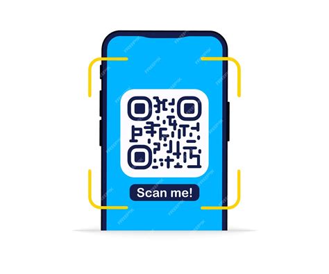 스마트폰 비접촉 결제로 Qr 코드 스캔 Qr 코드 바코드 방문 페이지 템플릿 Ui 웹 모바일 앱 배너 전단지에 사용할 수