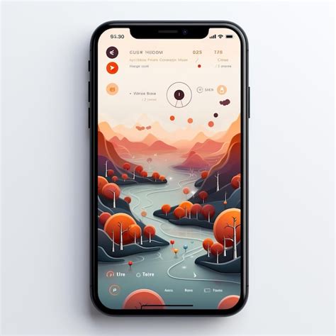 Premium Vector Minimal Vector Mobile App Design On White Background