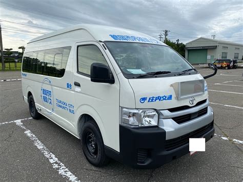 ハイエースデマンドバスMaaS事業 特装車 株式会社 大江車体特装