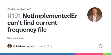 NotImplementedError Can T Find Current Frequency File Issue 191