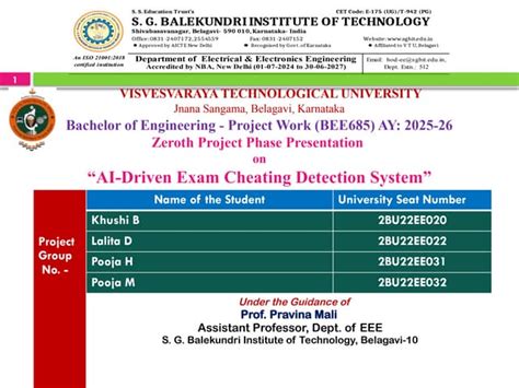 Ai Driven Exam Cheating Detection System Final Final Pptx