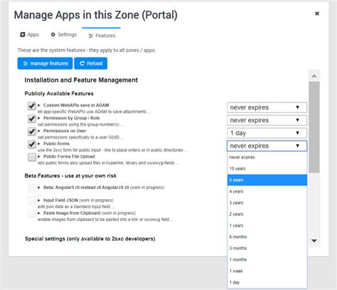 New Features Management In 2sxc 930dnn Blog All About Dotnetnuke
