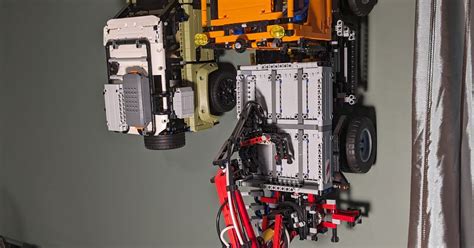 Lego Unimog And Land Rover Defender Wall Mount Bracket 8110 42110 By Jubs Download Free Stl