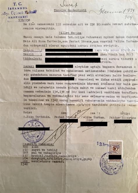 Divorce Decree Certified Copy With Statement Of Legal Effect