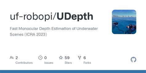 GitHub Uf Robopi UDepth Fast Monocular Depth Estimation Of Underwater Scenes ICRA 2023