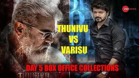 Thunivu Vs Varisu Box Office Collections Day 5 India Worldwide