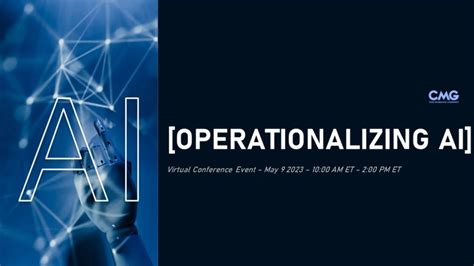 Computer Measurement Group Inc Cmg On Linkedin Operationalizing Ai Virtual Conference May