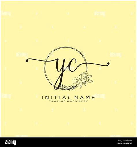 Yc Initials Logo Stock Vector Images Alamy