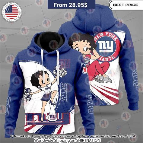 Betty Boop New York Giants Shirt • Shirtnation Shop Trending T Shirts