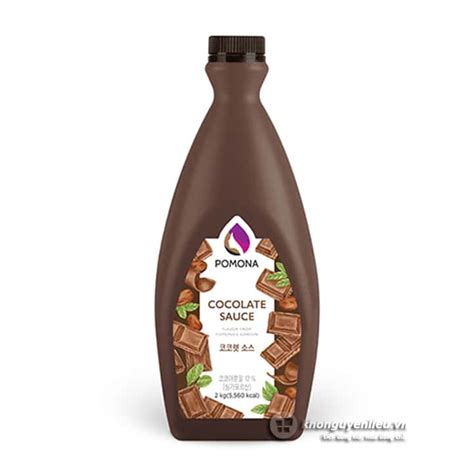 Sốt Socola Đen Pomona 2kg Kho Hàng Tiêu Dùng