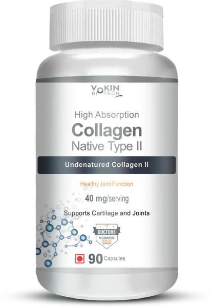 Vokin Biotech Collagen Native Type Ii For Support Shiny Hair Optimal