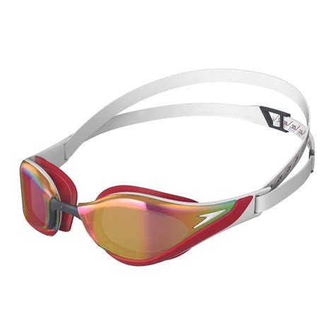 Speedo Fastskin Pure Focus Mirror Red/White | Ness Swimwear
