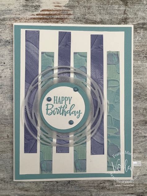 Greeting Cards With Half Inch Strips Of Scrap Paper Frenchie Stamps