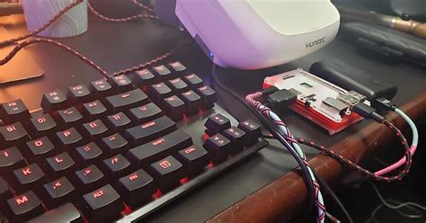 My Second Cyberdeck This One Uses An Hmd Built Using The Raspberry Pi