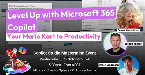 M365copilot Copilot Microsoft Productivity Supermario Levelup Digitaltransformation