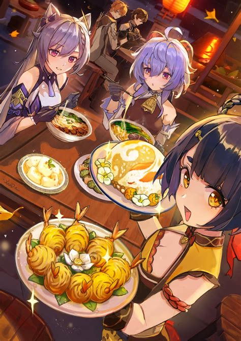Xiangling Genshin Impact Danbooru