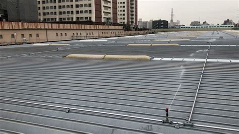 車両設備場の屋根散水 YouTube
