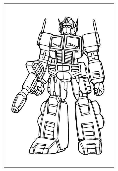 Desenhos Dos Transformers Modelos Para Colorir