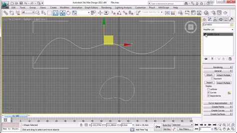 Video Corso Autodesk 3ds Max Tutorial 05 Nurbs Curves E Punti Di