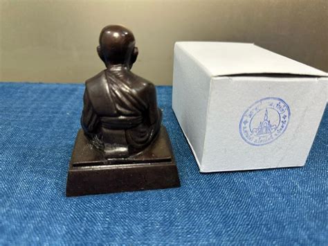 หลวงปู่ทวด วัดช้างให้ ปัตตานี ปี2565 ขนาดหน้าตัก2นิ้ว บูชาหน้ารถ ทองเหลืองรมดำมันปู บูชา1299บาท