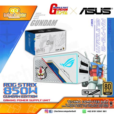 Asus Rog Strix 850g Gundam Edition 850w 80 Gold Full Modular