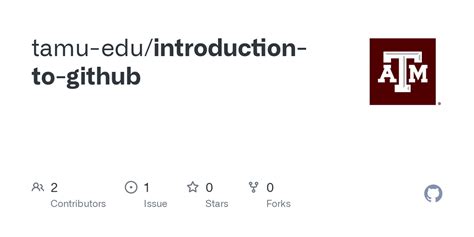 GitHub Tamu Edu Introduction To Github