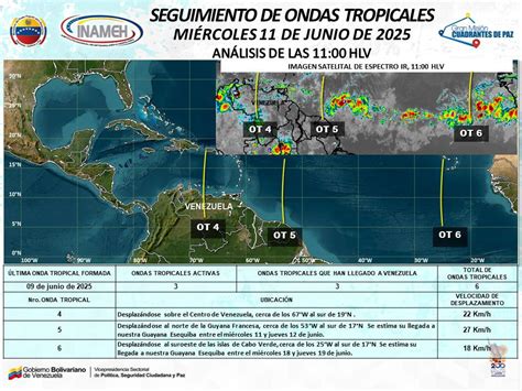 Onda Tropical 4 Dejará Lluvias Intensas En El Centro Los Llanos Y