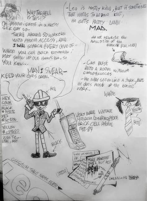 This Is Leo Hes Mostly In Charge Of All Bunker Paperwork And Hes Also The Right Hand Of